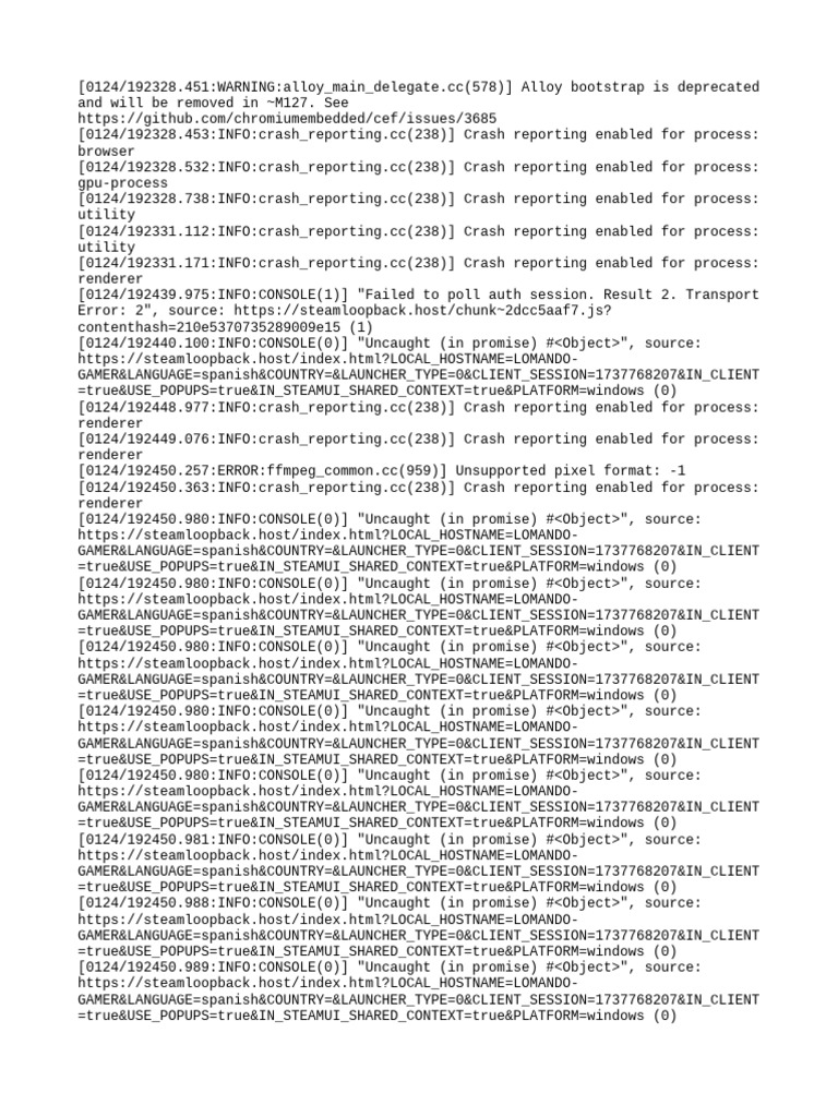 Cef Log - Previous | PDF | Rendering (Computer Graphics) | System Software