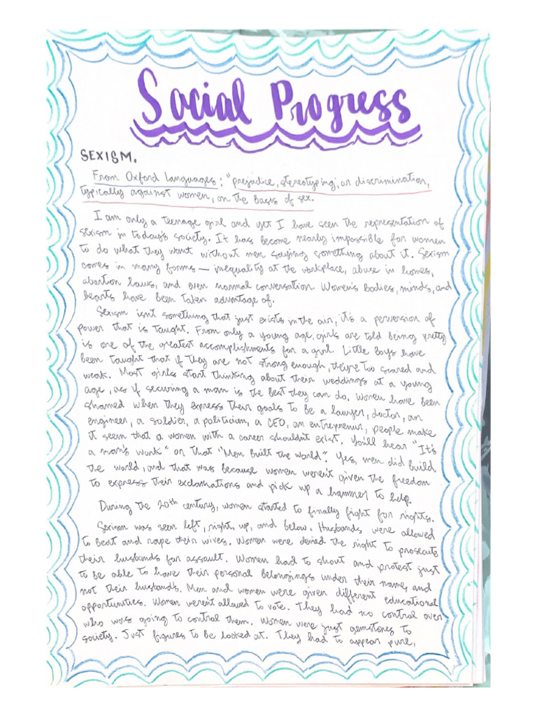 Social Progress | PDF