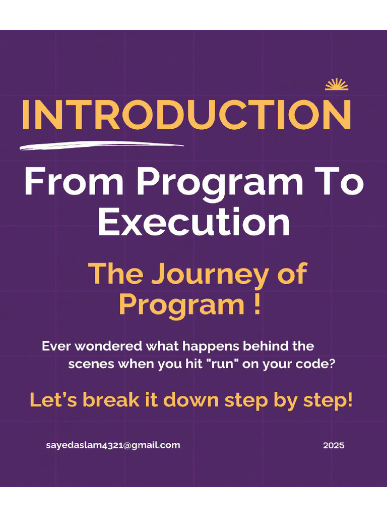 Program To Execution | PDF