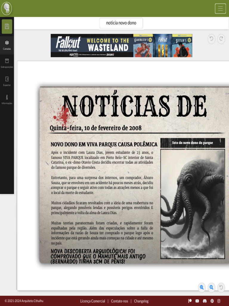 Handout Generator - Noticia Novo Dono | PDF