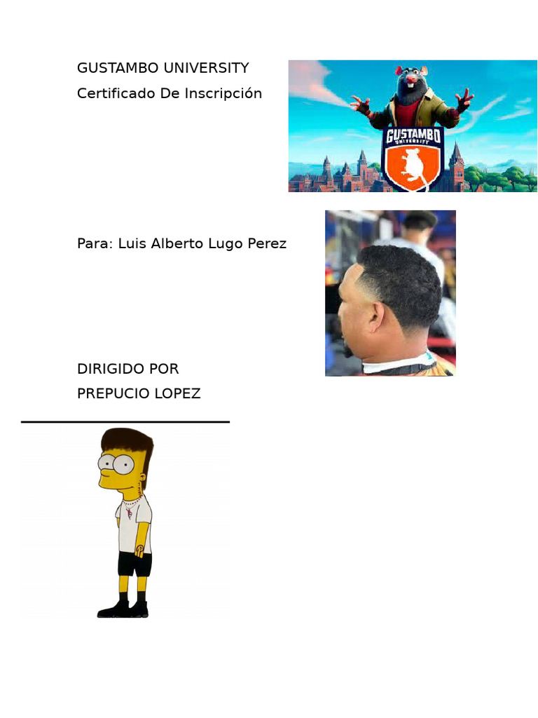 Documento Gustambo | PDF