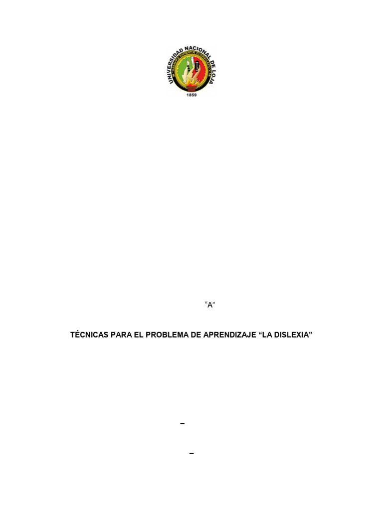 Tarea3 Grupal | PDF | Dislexia | Aprendizaje