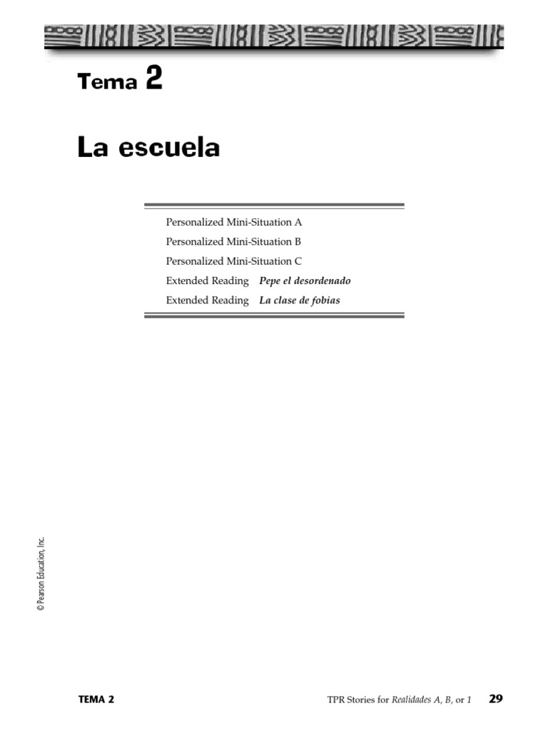 Tema 1 - Historias TPRS | PDF