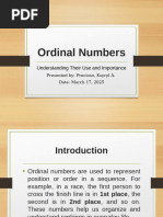 Ordinal Numbers 1-10 | PDF