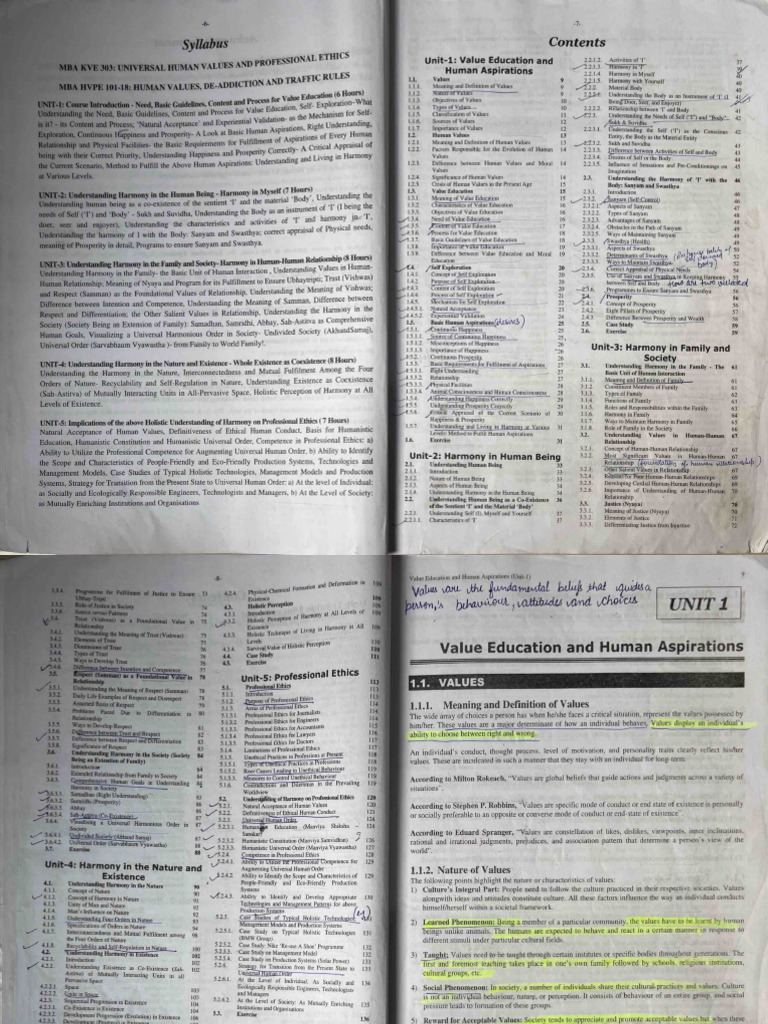 Human Value Part 1 | PDF