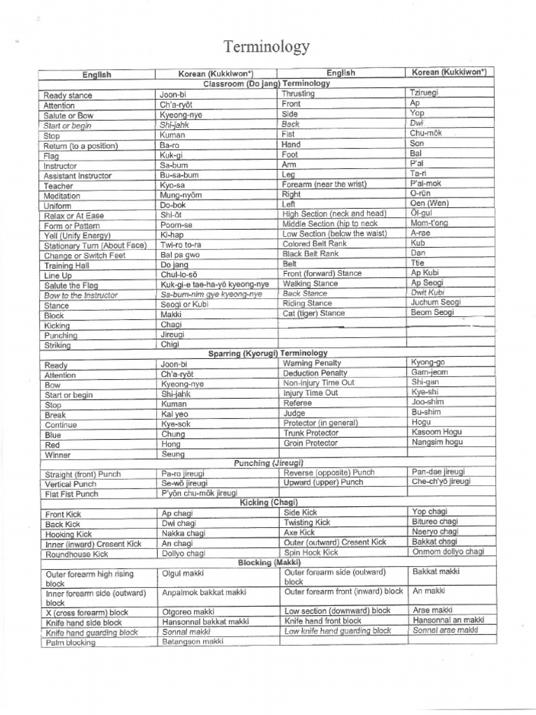 New Terminology | PDF