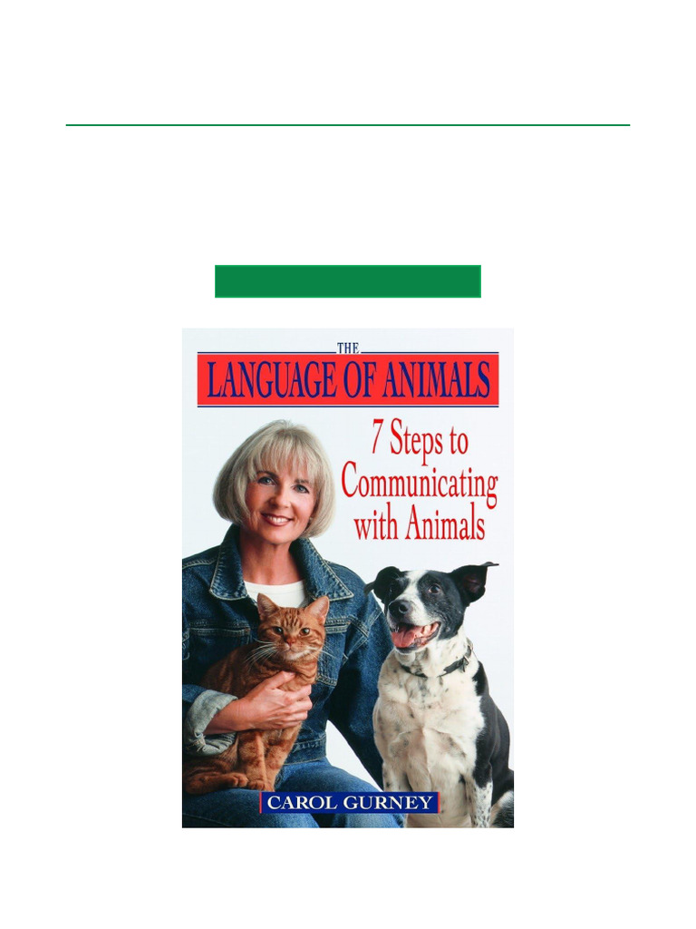 Five Star The Language of Animals 7 Steps To Communicating With Animals ...