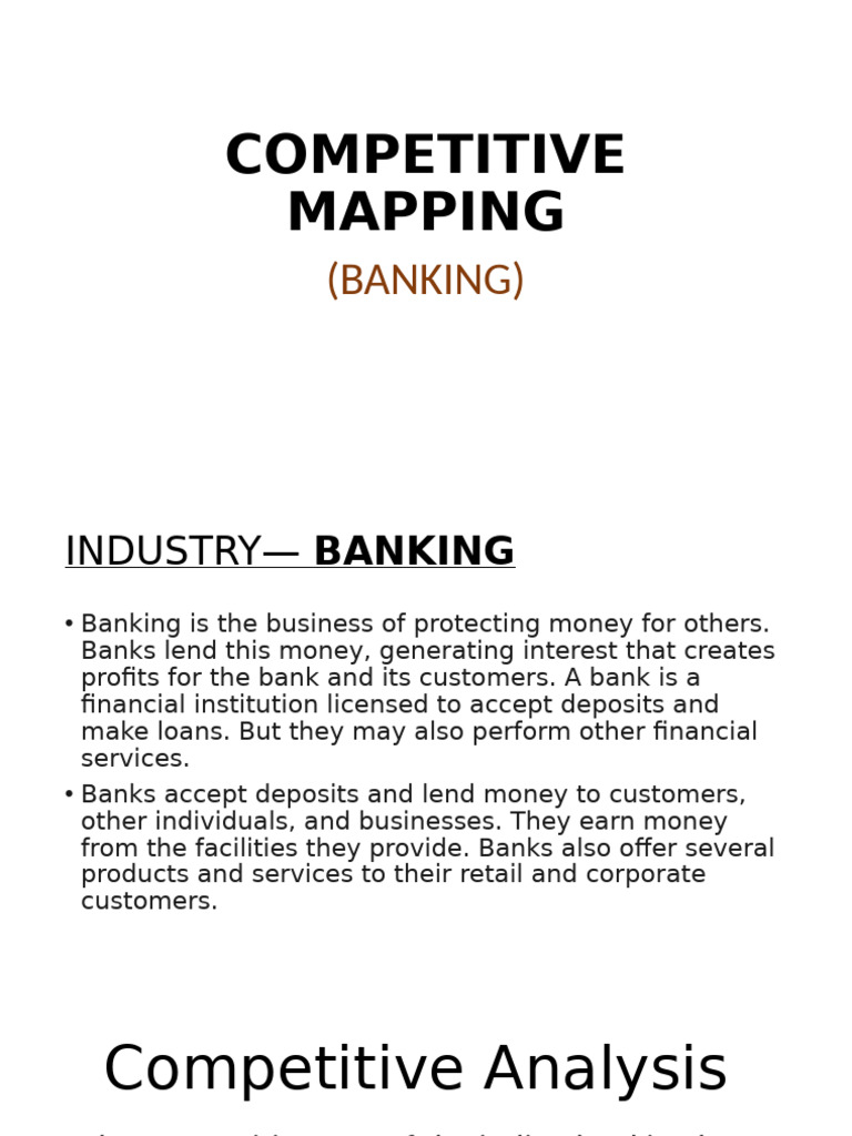 Competitive Mapping in Indian Banking | PDF | Banks | Market Power