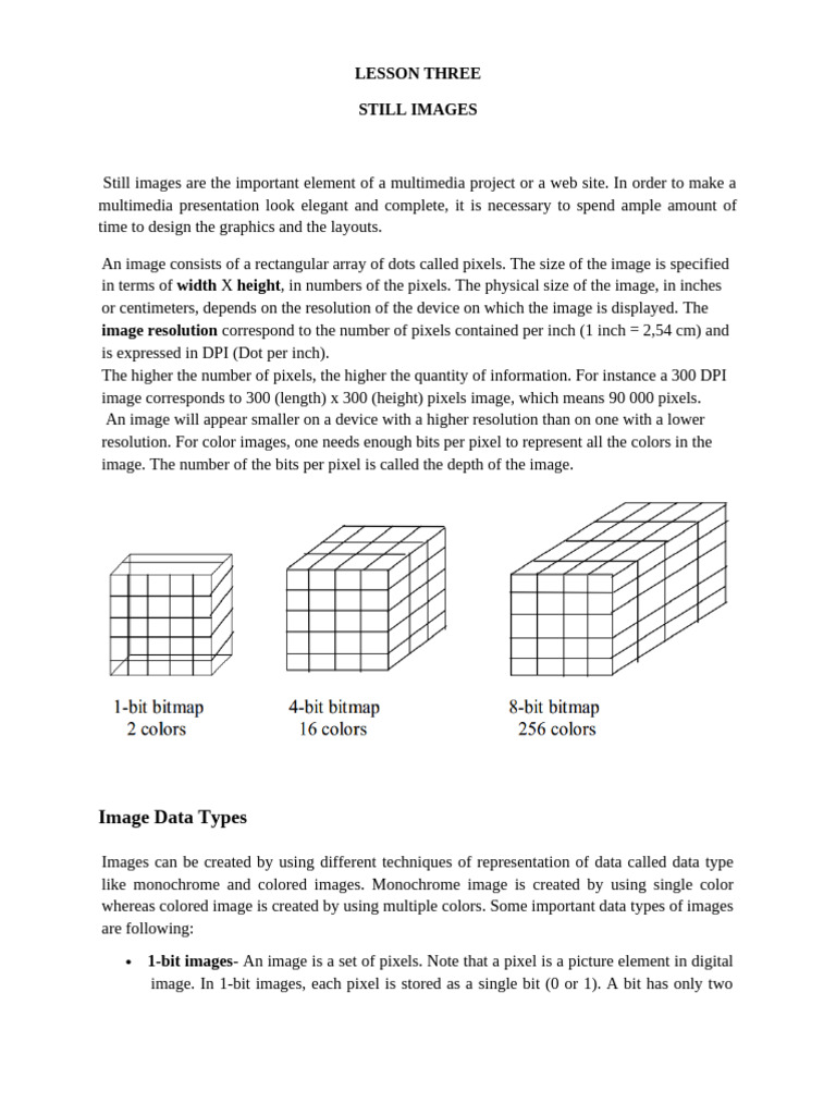 Understanding Still Images in Multimedia | PDF | Pixel | Computer Vision