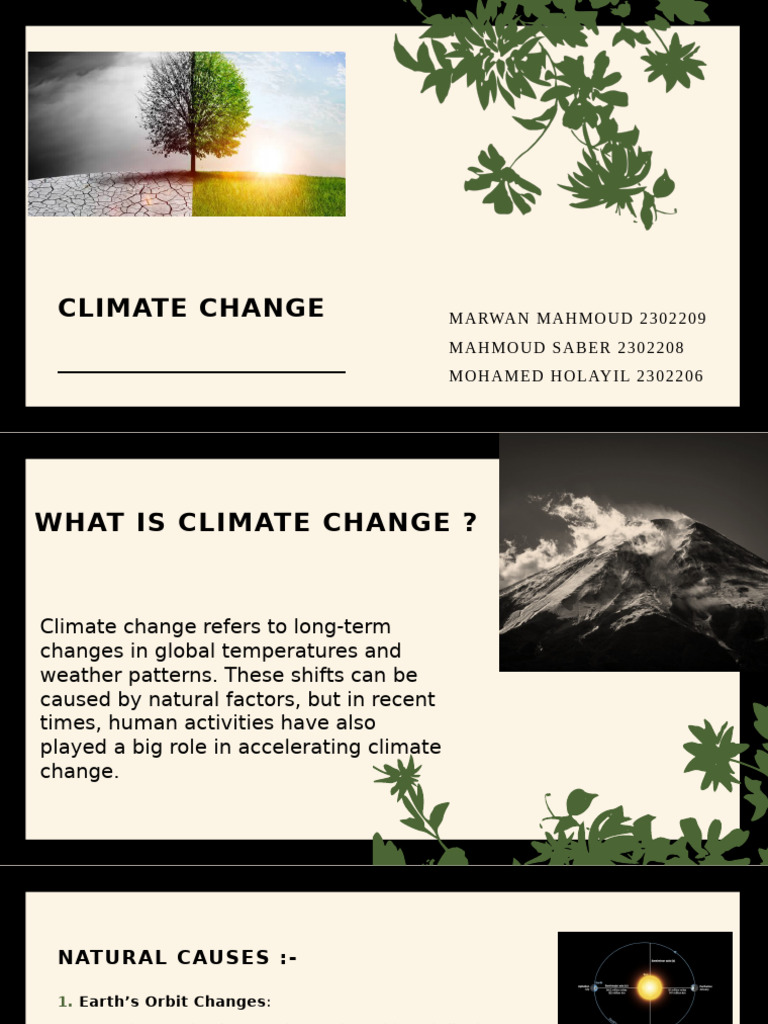 Presentation Copy | PDF | Climate Change | Climate