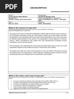 QHSE Manager Job Description | PDF | Quality Assurance | Occupational ...