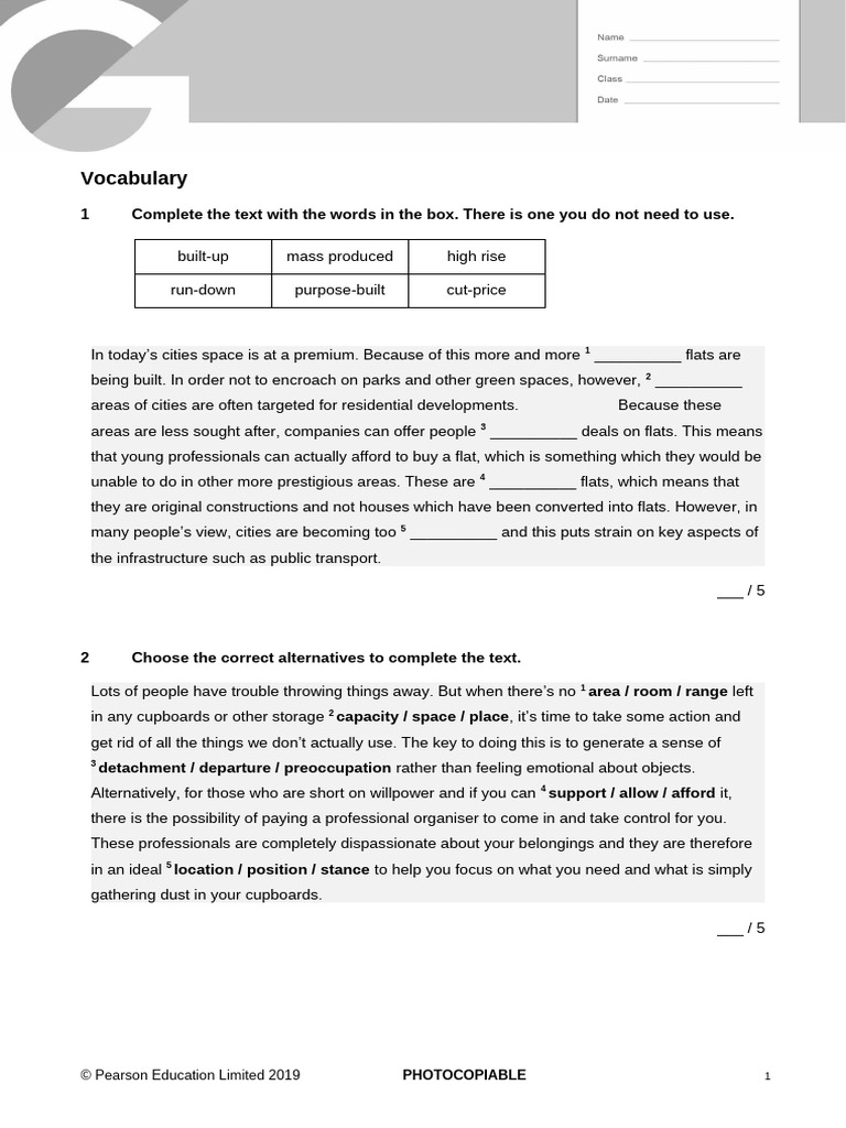 Gold C1 Advanced NE DF UT01 | PDF | Language Mechanics | Syntax