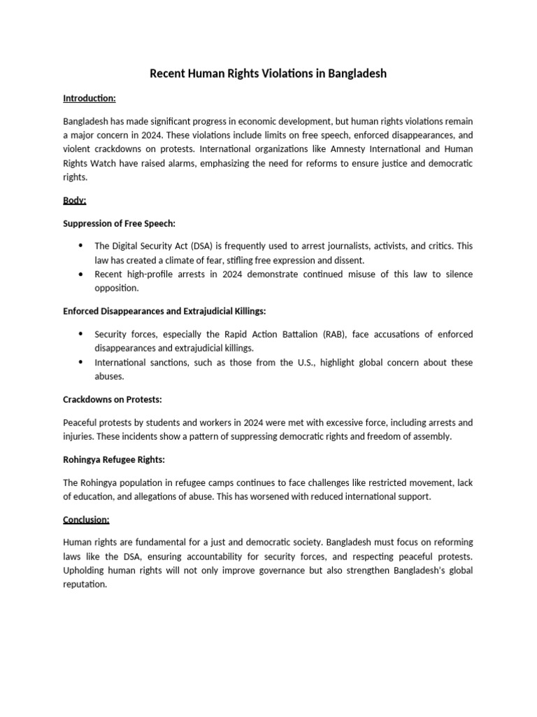 Recent Human Ri-WPS Office | PDF