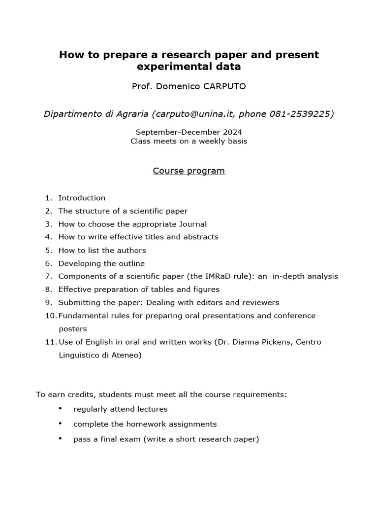 Research Paper Preparation Guide | PDF