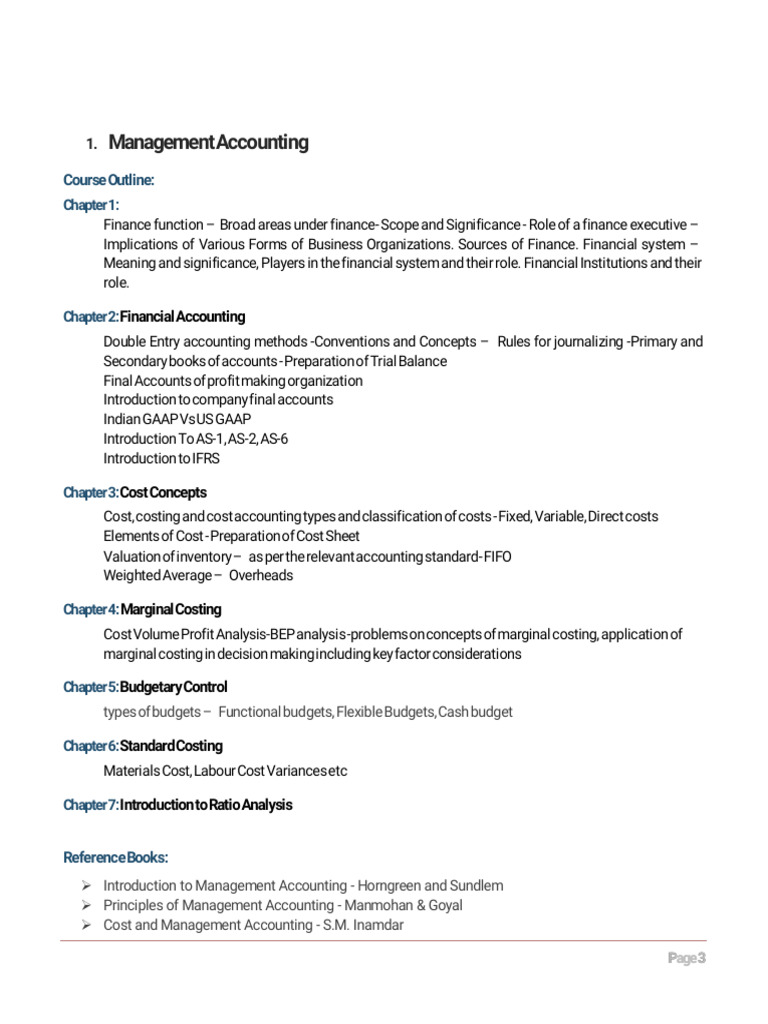 MBA Finance First Semester Syllabus | PDF | Macroeconomics | Economics