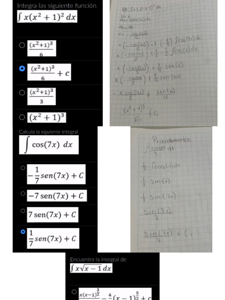 Calculo Integral 2 Parcial | PDF