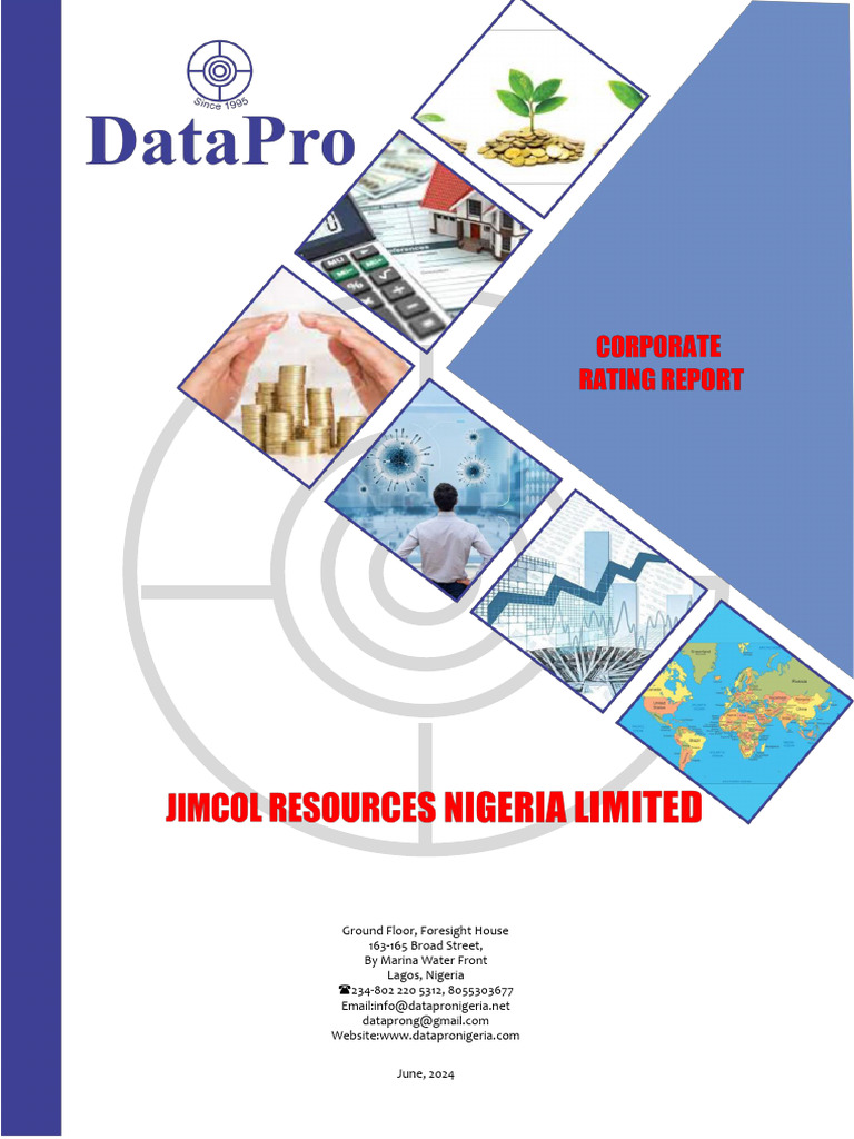 Jimcol Resources Nigeria Ltd Rating Report | PDF | Bond Credit Rating ...