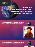 1.5 Historical Analysis of Pigafetta's Account of Magellan's Arrival in The Philippines - GEC ...