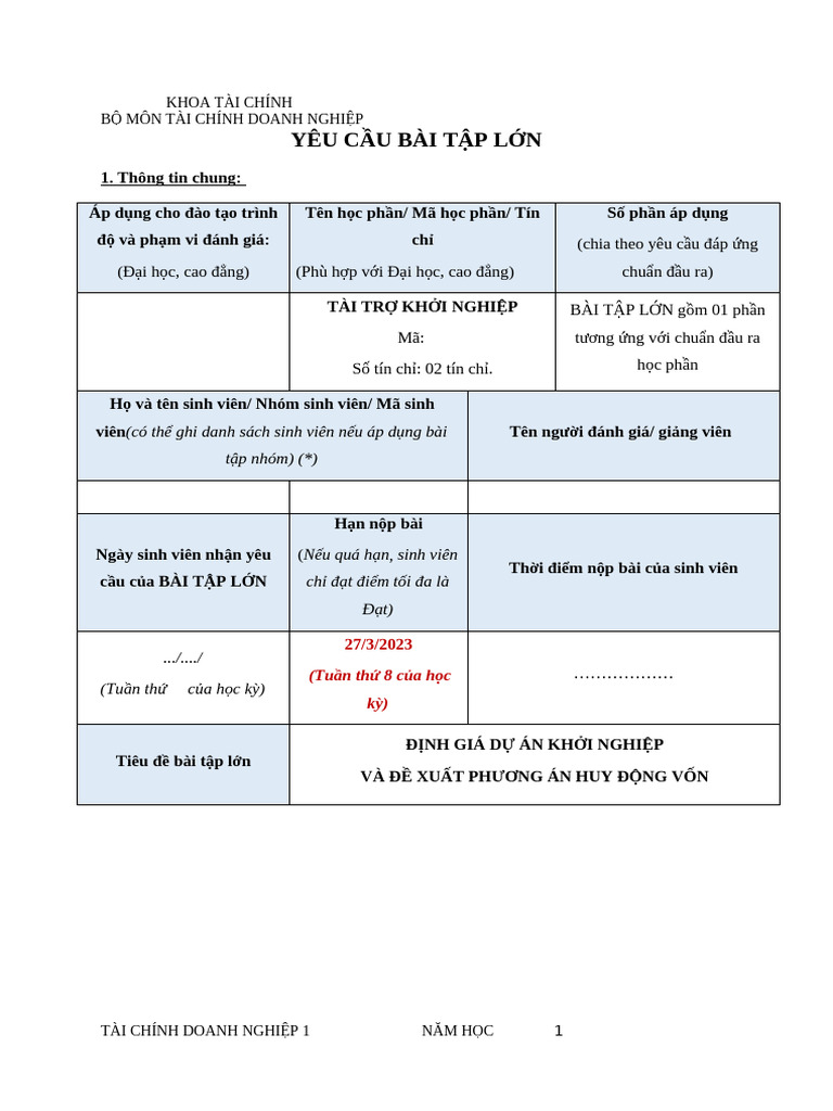 BÀI TẬP LỚN TTKN | PDF