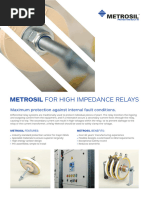 Metrosil Selection for Relays Guide | PDF | Relay | Physical Quantities