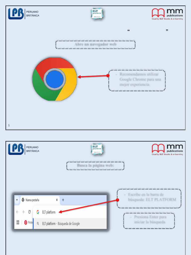 Tutorial para Acceder Como Alumno Al Elt Platform | PDF | Contraseña | Red mundial