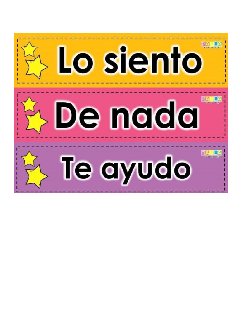 Panel Palabras Magicas | PDF