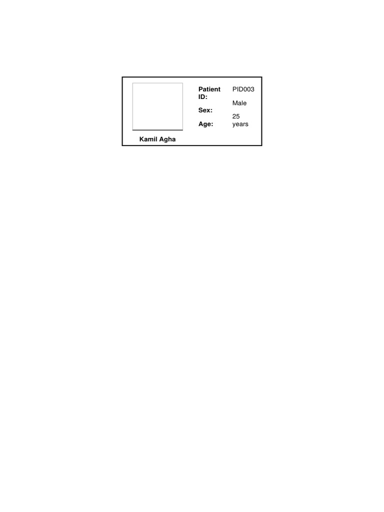 Patient Card | PDF