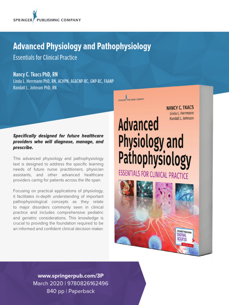 Brochure - Advanced Physiology and Pathophysiology | PDF | Nursing ...