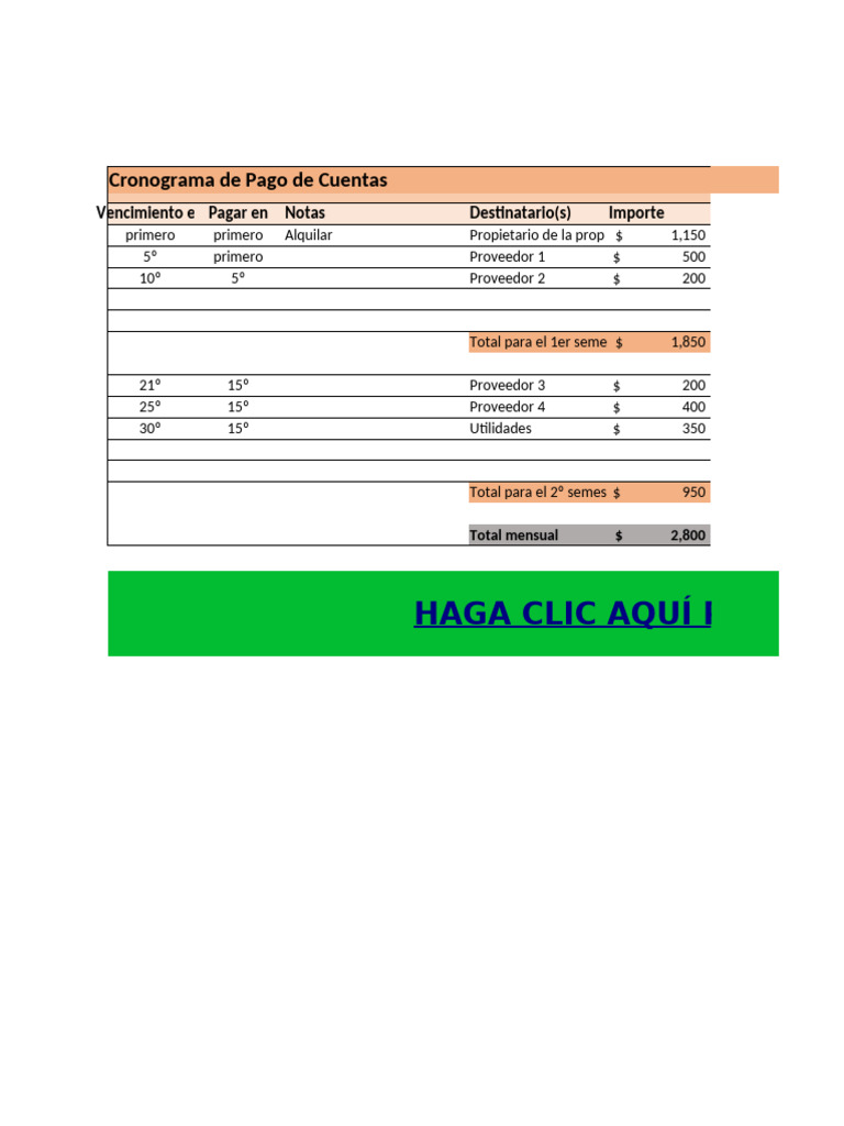 IC Payment Schedule 27129 ES | PDF
