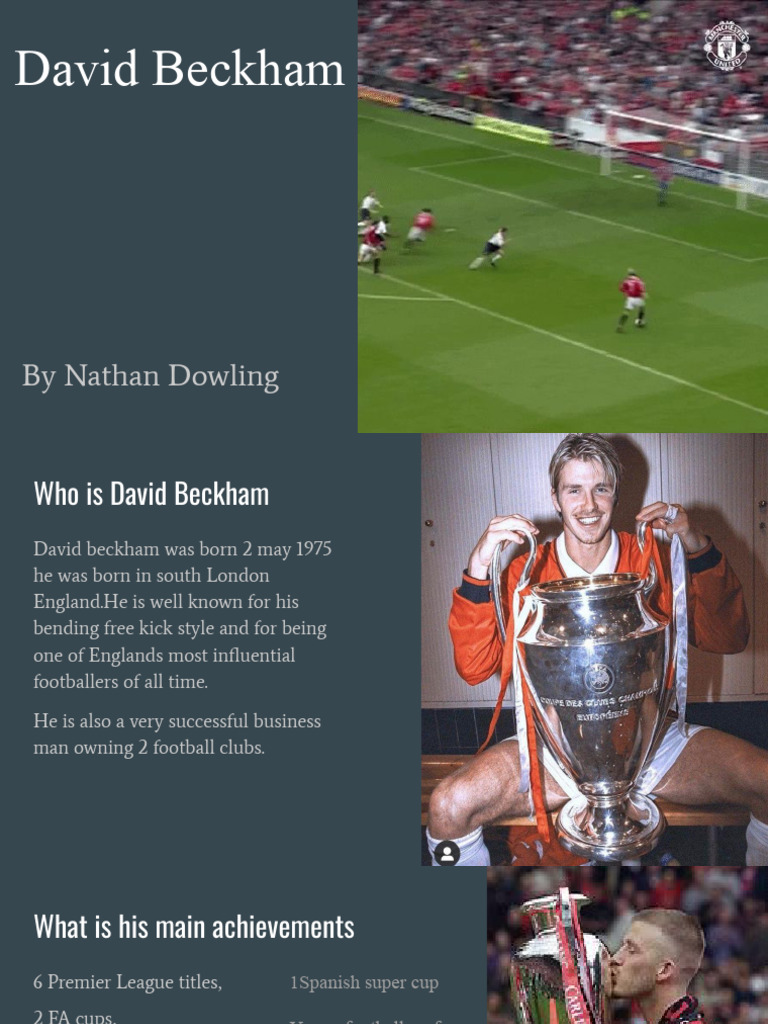 David Beckham: Career and Achievements | PDF