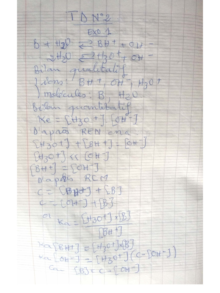 Corrigé TD2 Chimie Numérique | PDF