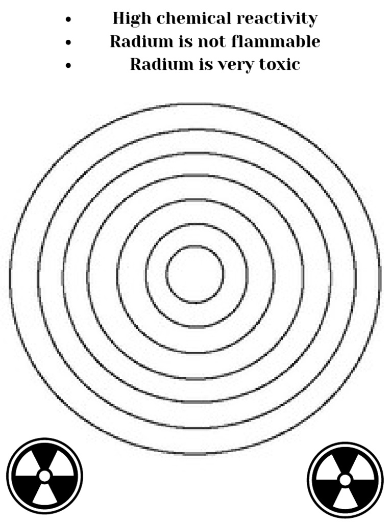 Radium: Reactivity and Toxicity Facts | PDF