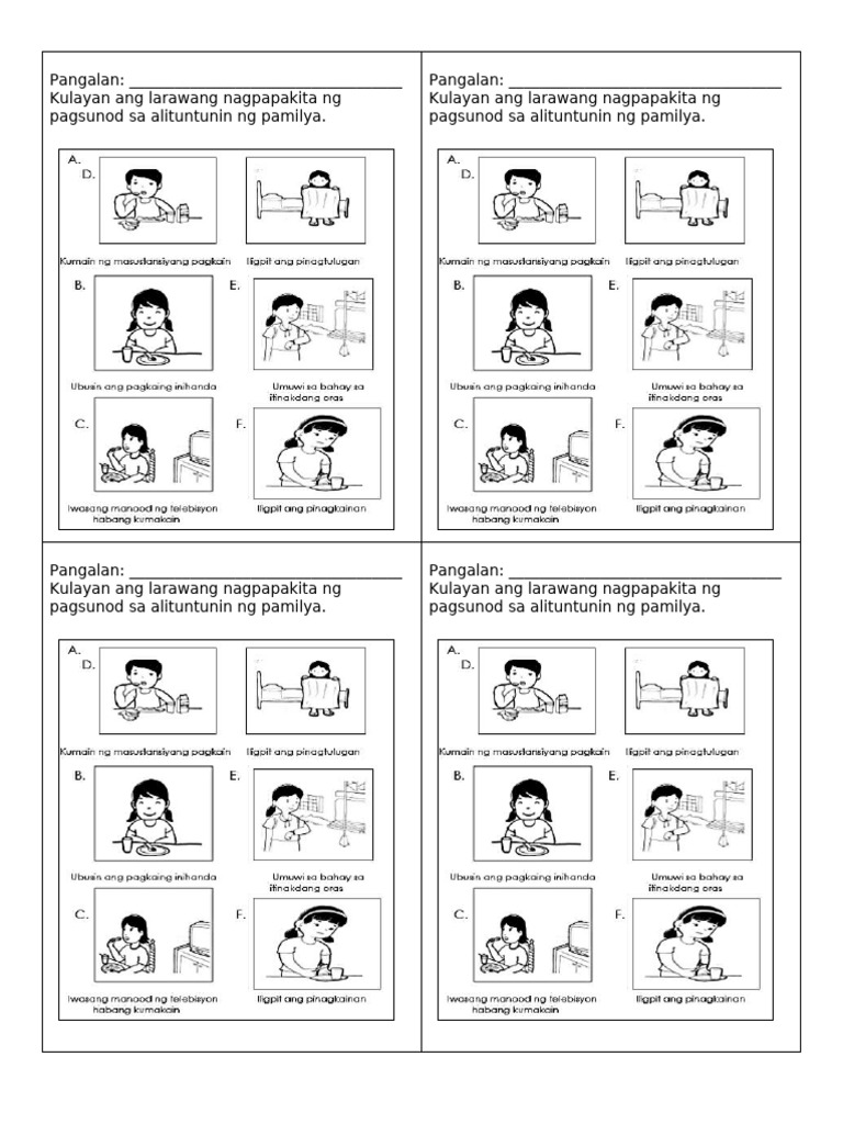 Alituntunin Sa Pamilya | PDF