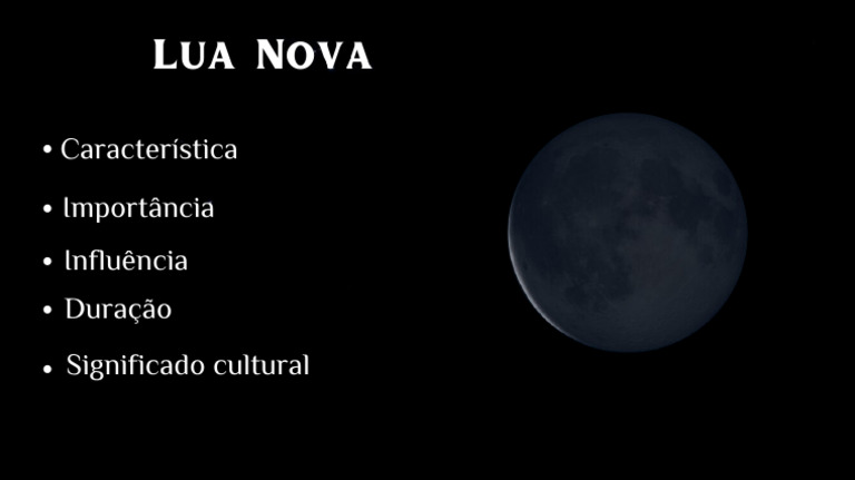 Características e Importância da Lua Nova | PDF