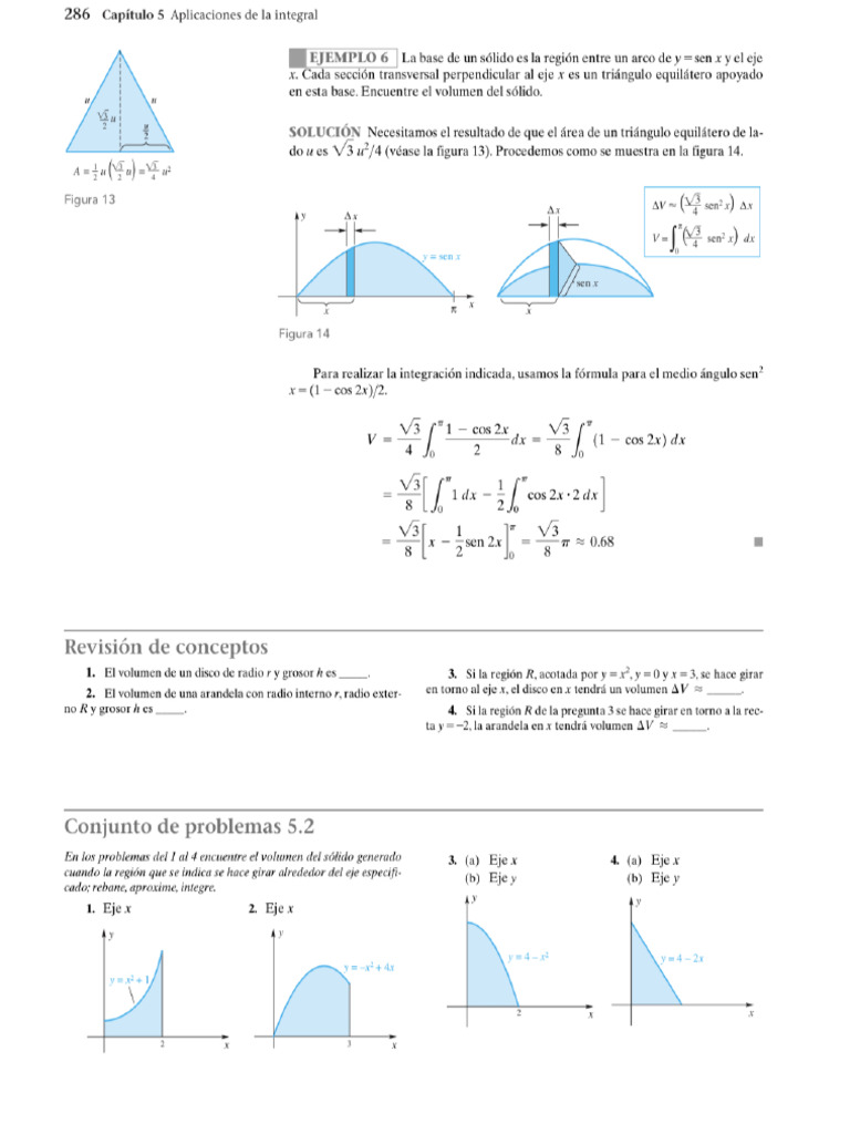 Ejercicios Solidos de Revolucion | PDF