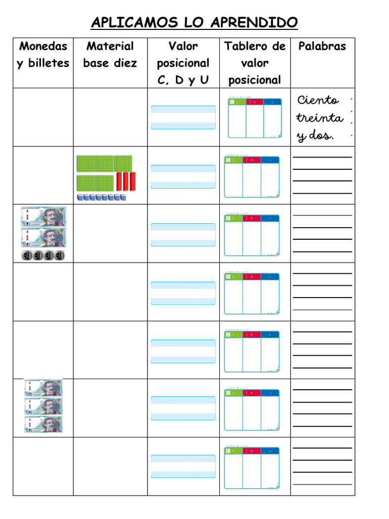 Ficha Adicional de Representacion Dia 2 | PDF