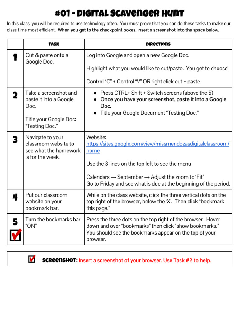 Nike Scavenger Hunt Instructions 2023 | PDF | Software