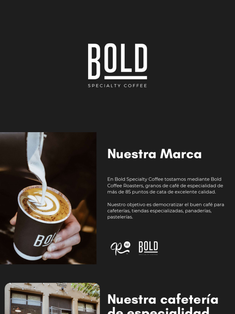 Café de Especialidad Bold: Calidad y Variedad | PDF | café | Bebida