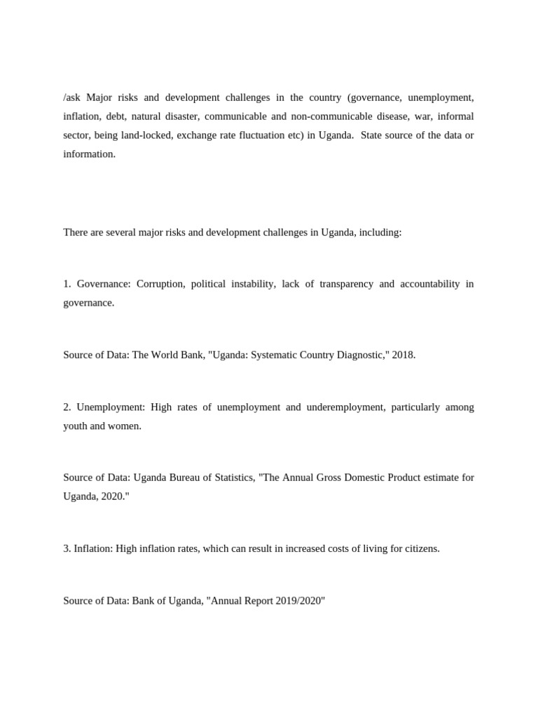 uganda_pol1 | PDF | Cost Of Living | Uganda