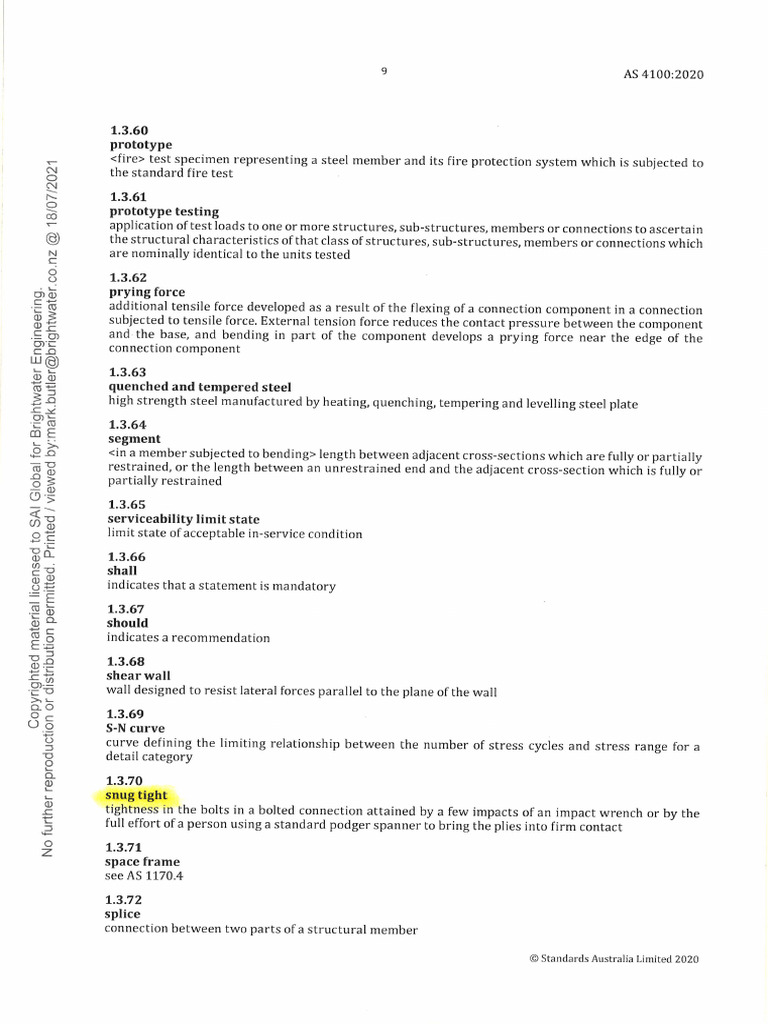 Info For Part Turn Method (Latest Version) | PDF