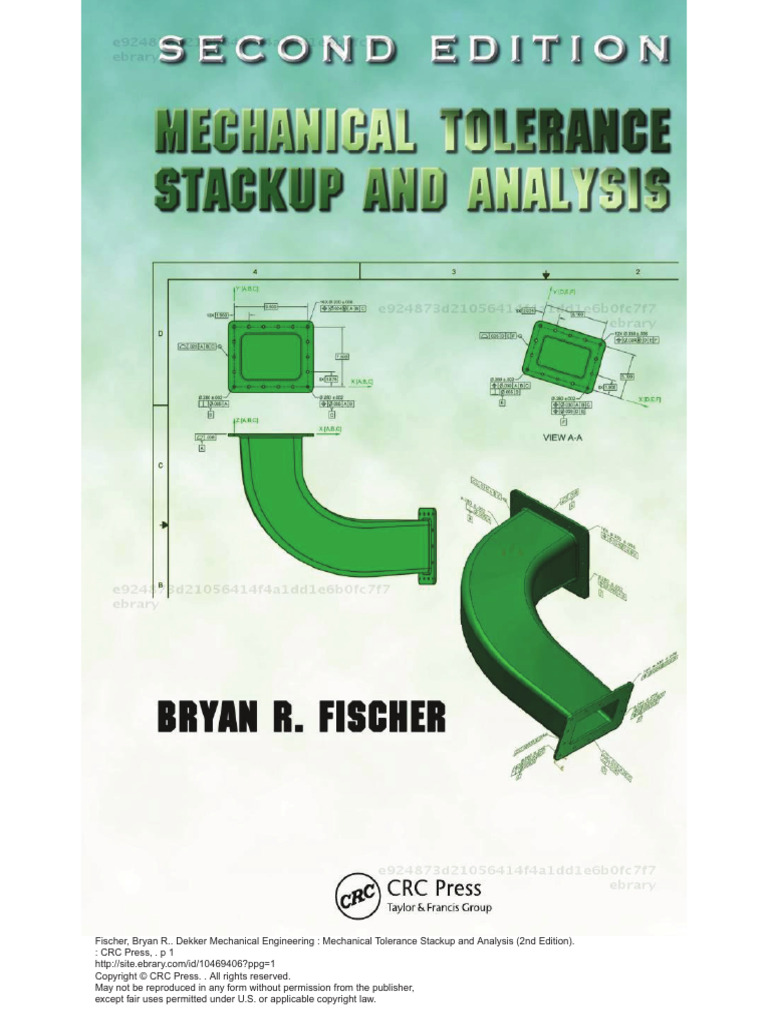 Mechanical Tolerance Stackup Analysis, Bryan Fischer, 2. Edition | PDF | Fair Use | Copyright