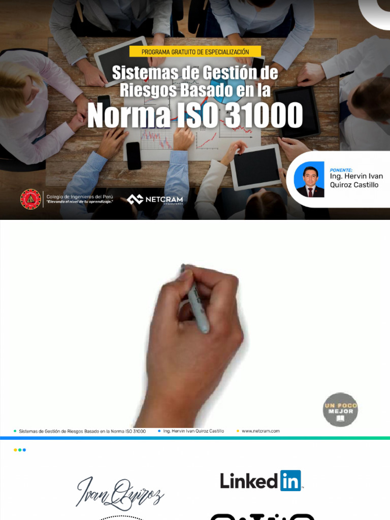 Sesión 01 Gestión de Riesgos ISO 30001 | PDF | Pensamiento | Riesgo