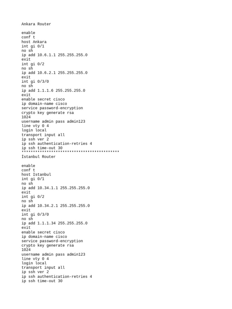 26.dönem Dynamic Routing-RIP - Komutlar | PDF | Computer Network | Networking Standards