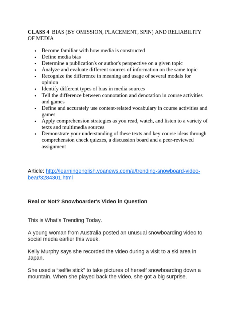 Class 4 Student's Version | PDF | Facebook | Reading Comprehension