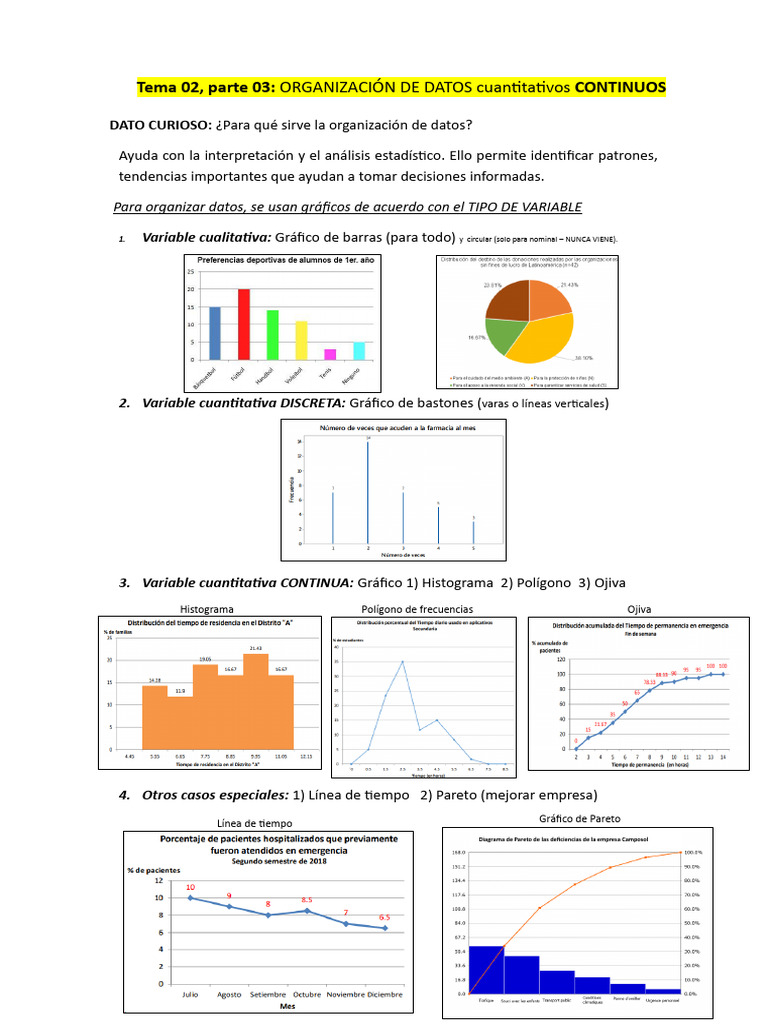 PLANTILLA - 6TA CLASE - Datos Cuantitativos Continuos | PDF ...