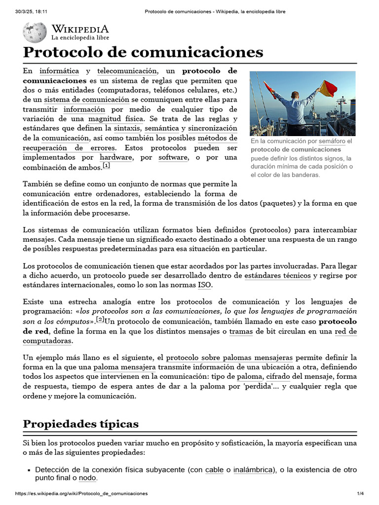 Protocolo de Comunicaciones en Redes | PDF | Red de computadoras ...