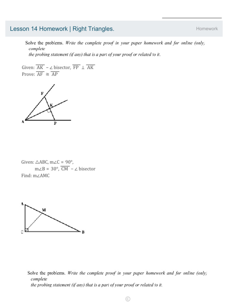 Geometry I II A - 6 | PDF
