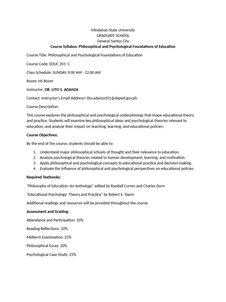 Course Syllabus LSA MSU 2023final | PDF | Psychology | Educational Psychology