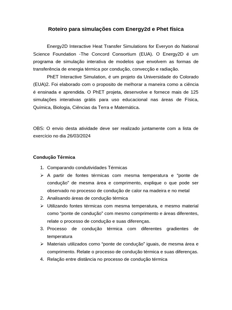 Simulações de Transferência de Calor | PDF | Condução térmica | Calor
