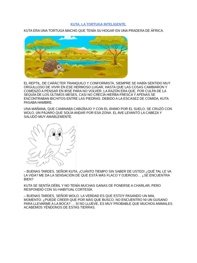 Kuta, La Tortuga Inteligente | PDF | Zoología | Reptil